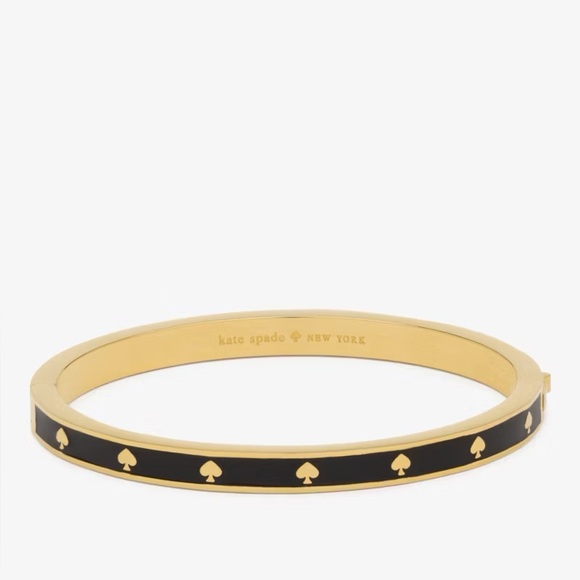 kate spade | Jewelry | Kate Spade Spot The Spade Enamel Bangle | Poshmark
